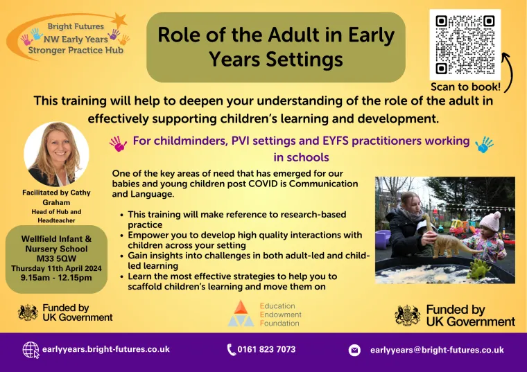 Role of the Adult in Early Years Settings: FULL | Stronger Practice Hubs
